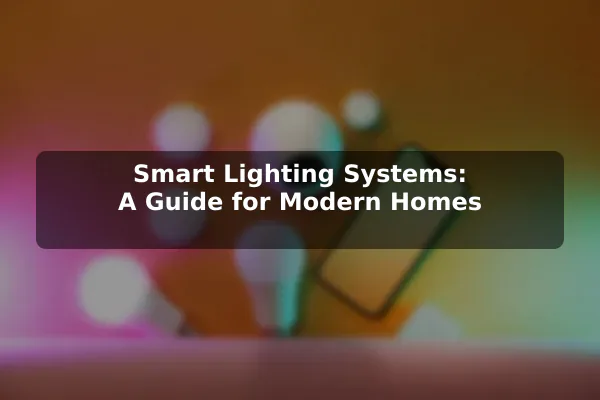 Smart Lighting Systems: A Guide for Modern Homes - ngerank.com